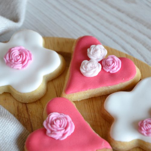 Shortbread Cookies with Sugar Icing - Tasted Stories