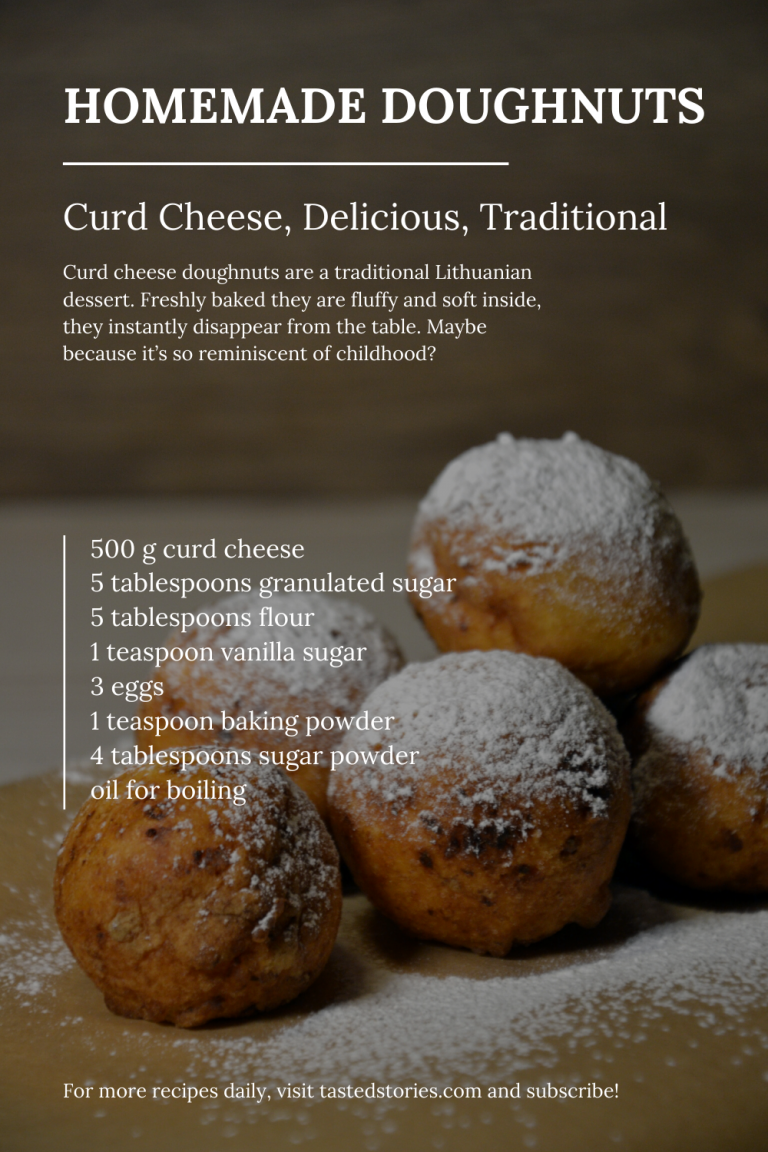 Homemade Curd Cheese Doughnuts - Tasted Stories