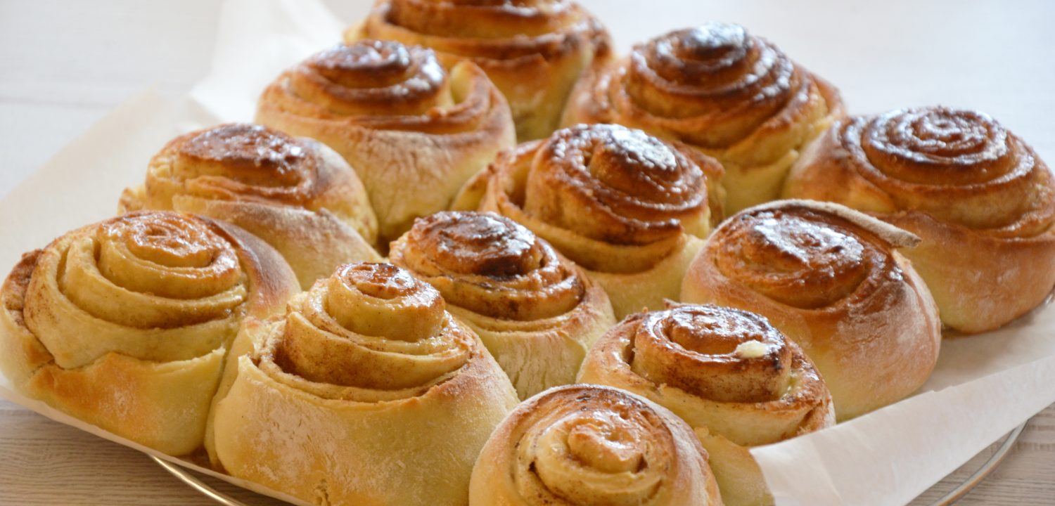 Homemade Cronuts with Sugar Topping and Orange Glaze - Tasted Stories