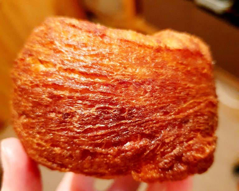 Homemade Cronuts with Sugar Topping and Orange Glaze - Tasted Stories